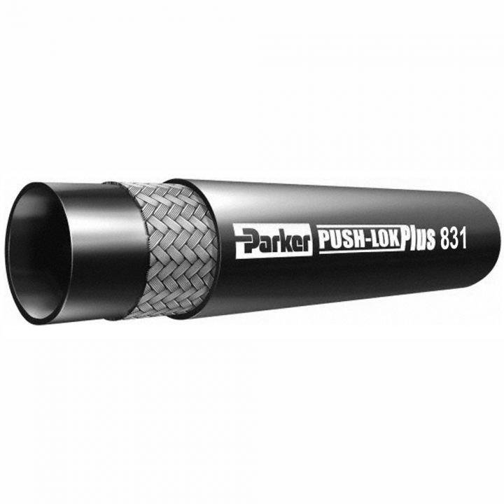 801PLUS-6-BLK Parker - push-lok slang dn10 zwart