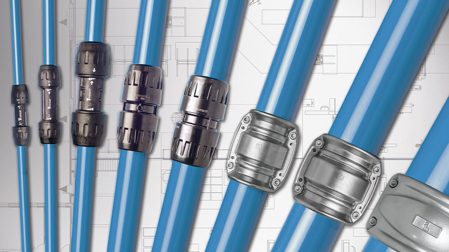 Welk type leiding gebruik ik voor perslucht?